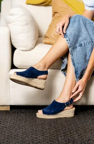PATRICIA GREEN Stella Slingback Espadrille Wedge Sandal