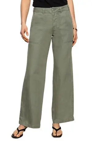 Sanctuary Wide Leg Linen-blend Pants