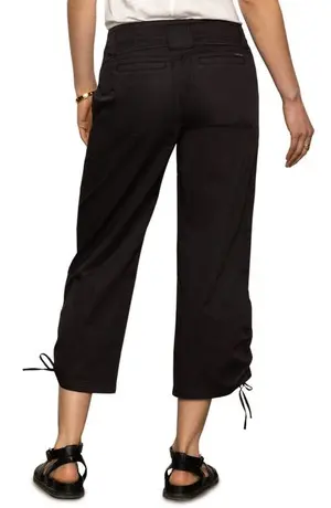 Sanctuary Cotton Twill Utility Crop Pants