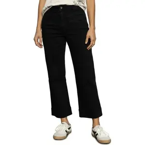 Sanctuary Voyage High-waist Cropped Wide-leg Jeans
