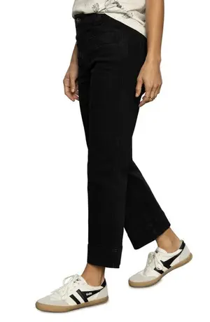 Sanctuary Voyage High-waist Cropped Wide-leg Jeans