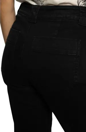 Sanctuary Voyage High-waist Cropped Wide-leg Jeans