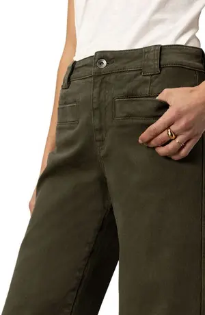 Sanctuary Voyage High Waist Crop Wide Leg Jeans