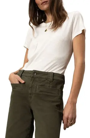 Sanctuary Voyage High Waist Crop Wide Leg Jeans