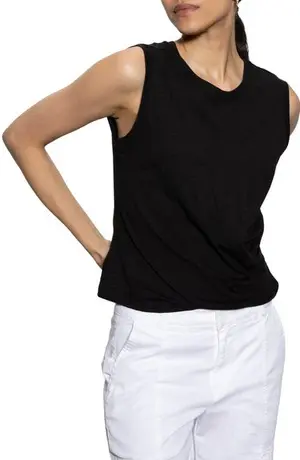 Sanctuary Draped Crewneck Tank