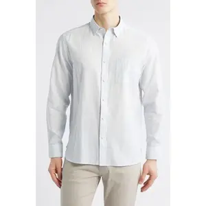 Johnston & Murphy Slub Button-up Shirt