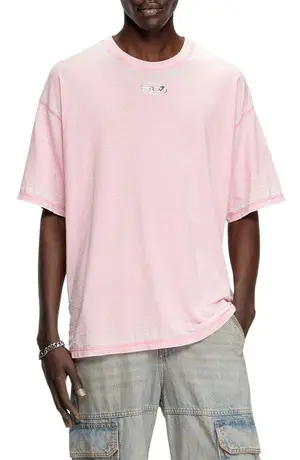 DIESEL® Relaxed Fit Cotton Blend T-shirt