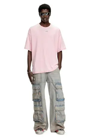 DIESEL® Relaxed Fit Cotton Blend T-shirt