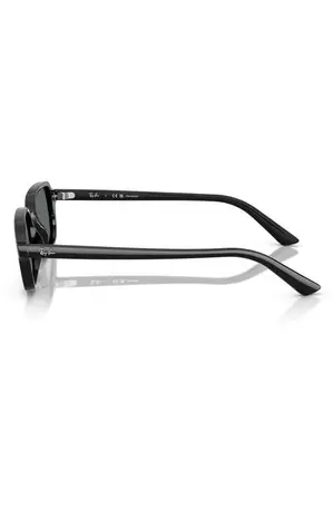Ray-ban 52mm Polarized Pillow Sunglasses - Black