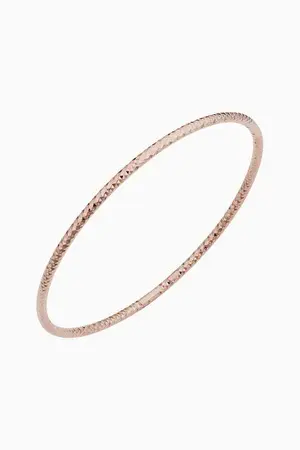 ORADINA 14k Gold Cuff Bangle - Rose Gold