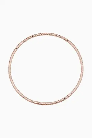 ORADINA 14k Gold Cuff Bangle - Rose Gold