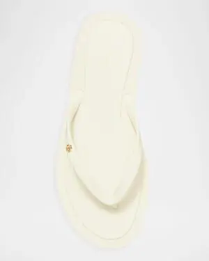 Tory Burch Kira Padded Flip-Flops Ivory