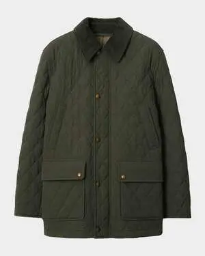 Burberry Burberry Quilted Fitted Barn Jacket - Loch
