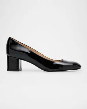 STUART WEITZMAN Maeve Patent Pumps - Black