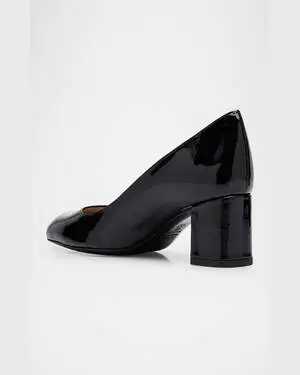 STUART WEITZMAN Maeve Patent Pumps - Black