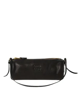 Miu Miu Nappa Leather Pouch - Black