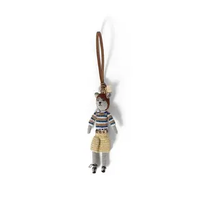 Miu Miu Technical Yarn Trick Tan/gold