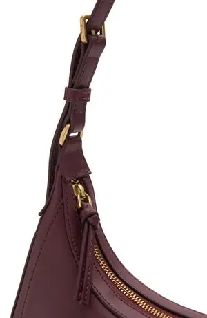 Mango Oval Faux Shoulder Bag