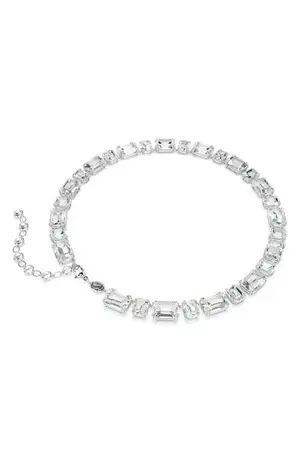 SWAROVSKI Millennia Octagon Crystal Tennis Necklace
