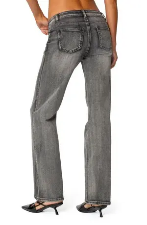 EDIKTED Low Rise Bootcut Jeans
