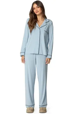 EDIKTED Jeanette Button-up Pajama Top
