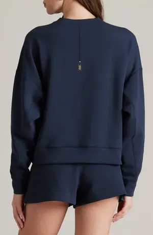 RHONE Dreamglow Crewneck Sweatshirt - Navy Blue
