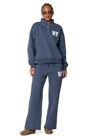 EDIKTED Ny Quarter Zip Sweatshirt