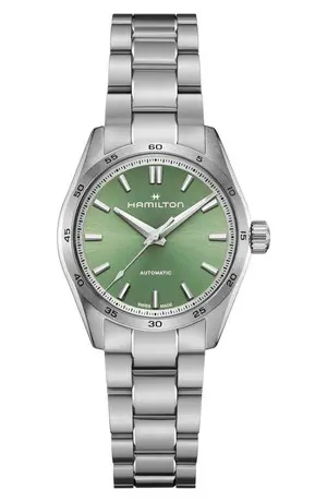 Hamilton Jazzmaster Performer Automatic Bracelet Watch - Green