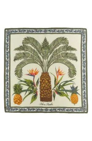Echo Palma Paradisi Cotton & Silk Square Scarf