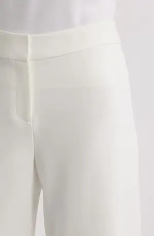 TAHARI ASL Wide Leg Trousers - White