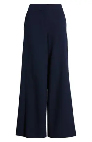 TAHARI ASL Wide Leg Pants - Deep Navy