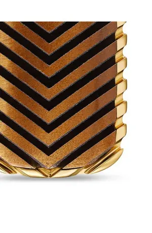 David Yurman Chevron Tag Pendant - Gold