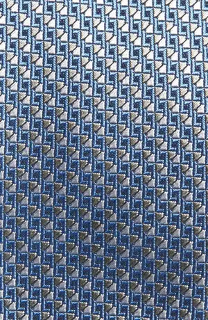 Brioni Geometric Silk Neck Tie