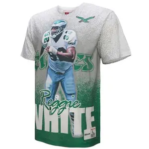 Mitchell & Ness Reggie White Philadelphia Eagles Burst Retired Player T-shirt