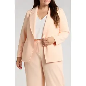 TAHARI ASL One-button Blazer - Parfait