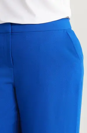 TAHARI ASL Wide Leg Trousers - Cobalt