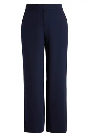 TAHARI ASL Wide Leg Trousers - Deep Navy