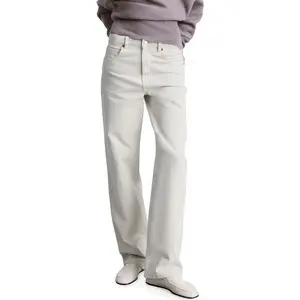 Mango High-rise Straight Leg Jeans