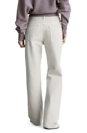 Mango High-rise Straight Leg Jeans