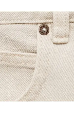 Mango High-rise Straight Leg Jeans
