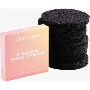 LOVE AND PEBBLE Beauty Sponges 10-pack - Black