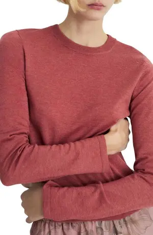 Mango Crewneck Sweater - Medium Pink