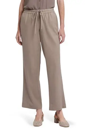 NYDJ Relaxed Drawstring Linen Blend Pants