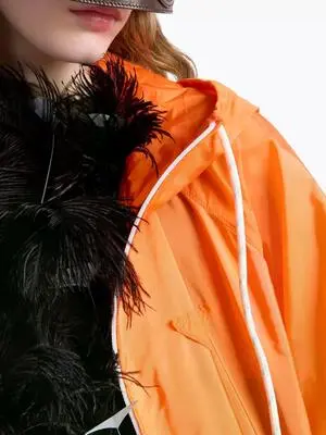 Prada Re-nylon Rain Jacket - Orange