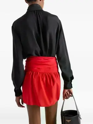 Prada Marocain Shirt - Black