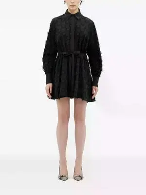 MSGM Tied-waist Shirt Dress