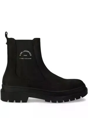 Karl Lagerfeld Round Toe Boots For Men