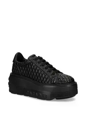 Casadei Quilted Low Top Sneakers