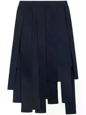 Ports 1961 Pleated Asymmetric Skirt
