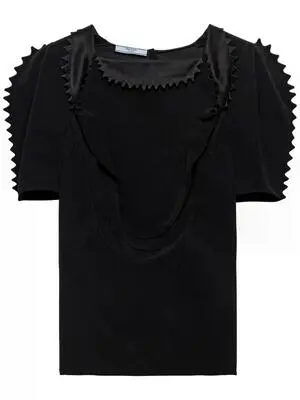 Prada Square Neck Blouses